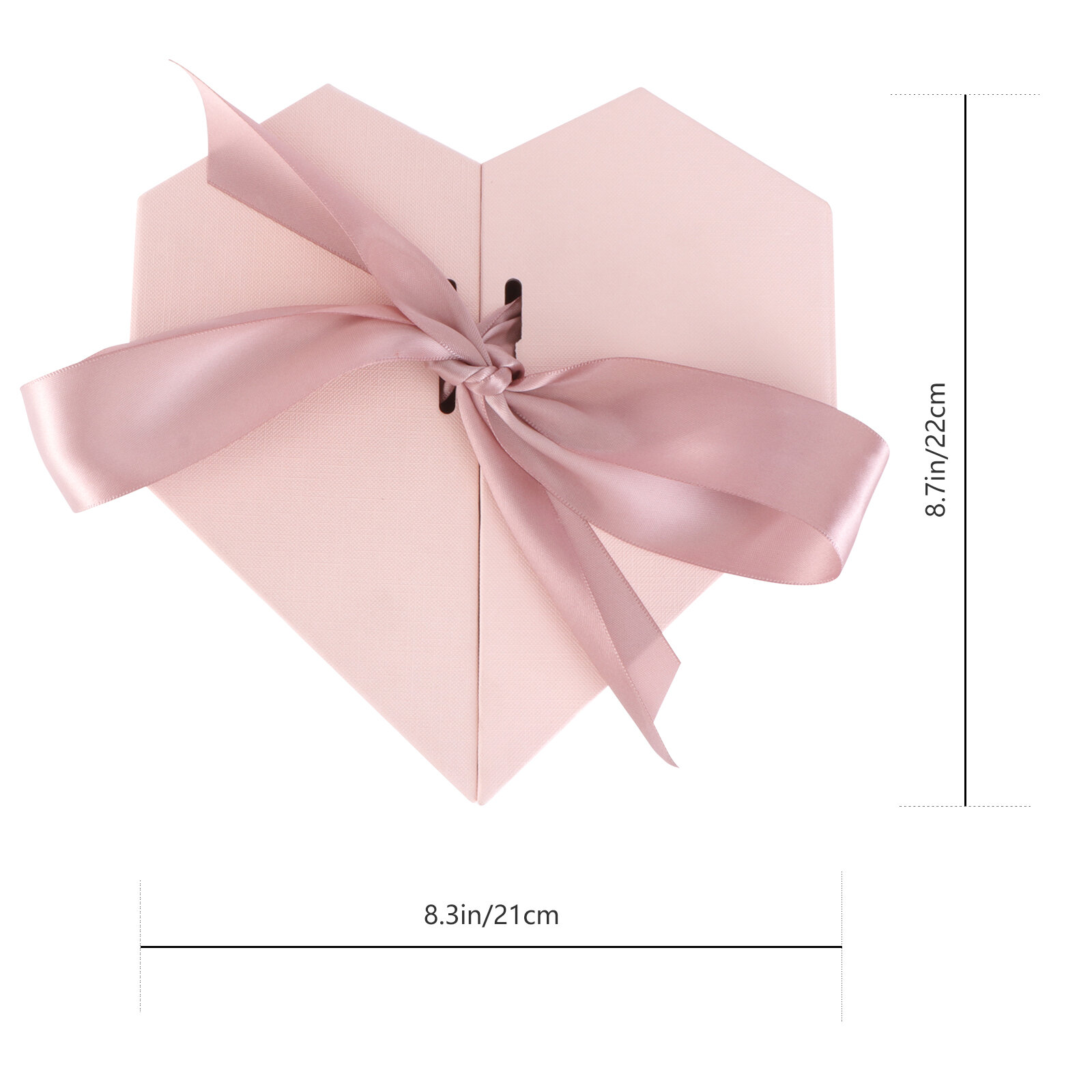 Яркая Упаковка Для Подарков Из Прочного Материала Розового Цвета 22X21Cm