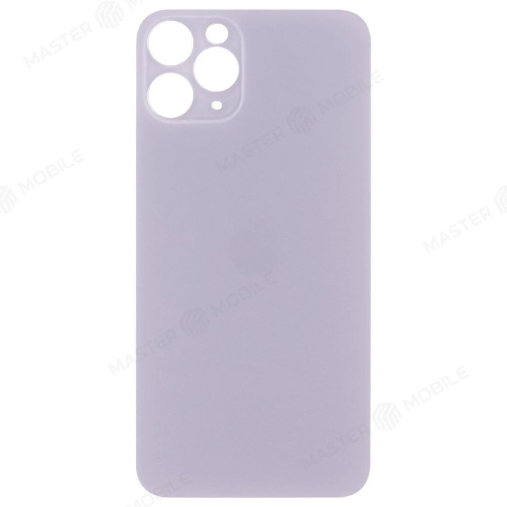 Задняя крышка для Apple iPhone 11 Pro (белый) (с широким отверстием) (Premium)