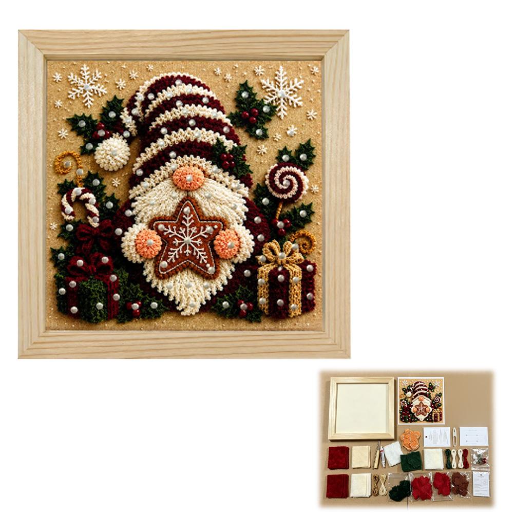 Набор для декорирования, Санта-Клаус с мешком, 20 x 20 см