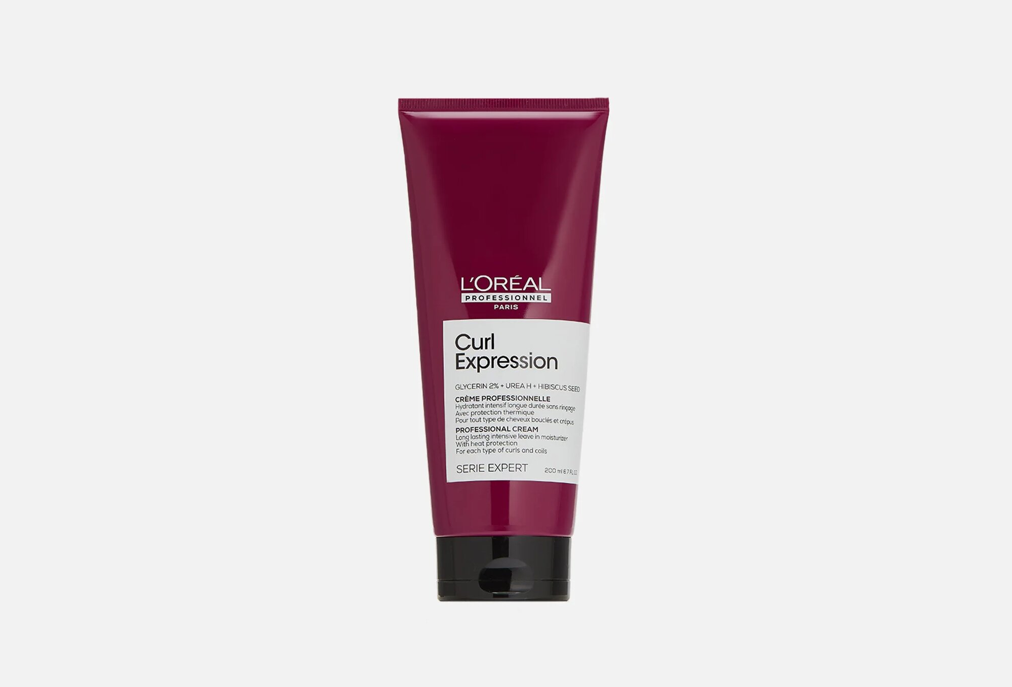 Несмываемый крем LOreal Professionnel Curl Expression, для кудрявых волос, термозащита, 200 мл