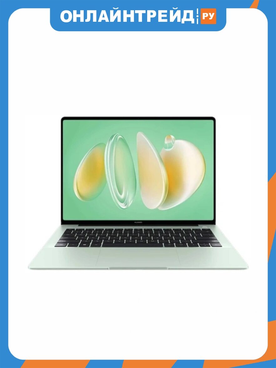 Ноутбук Huawei MateBook 14 FLMH-X 14.2" 2.8K OLED Touch 120Hz 450nits Ultra 5 125H(1.2ГГц), 16Гб LPDDR5x, SSD 512Гб, Arc Graphics, без ОС, Green (53014MF