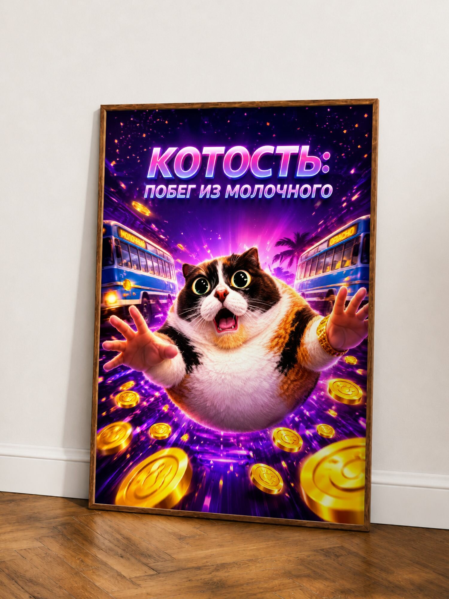 Постер на стену Котость мем — фото 1