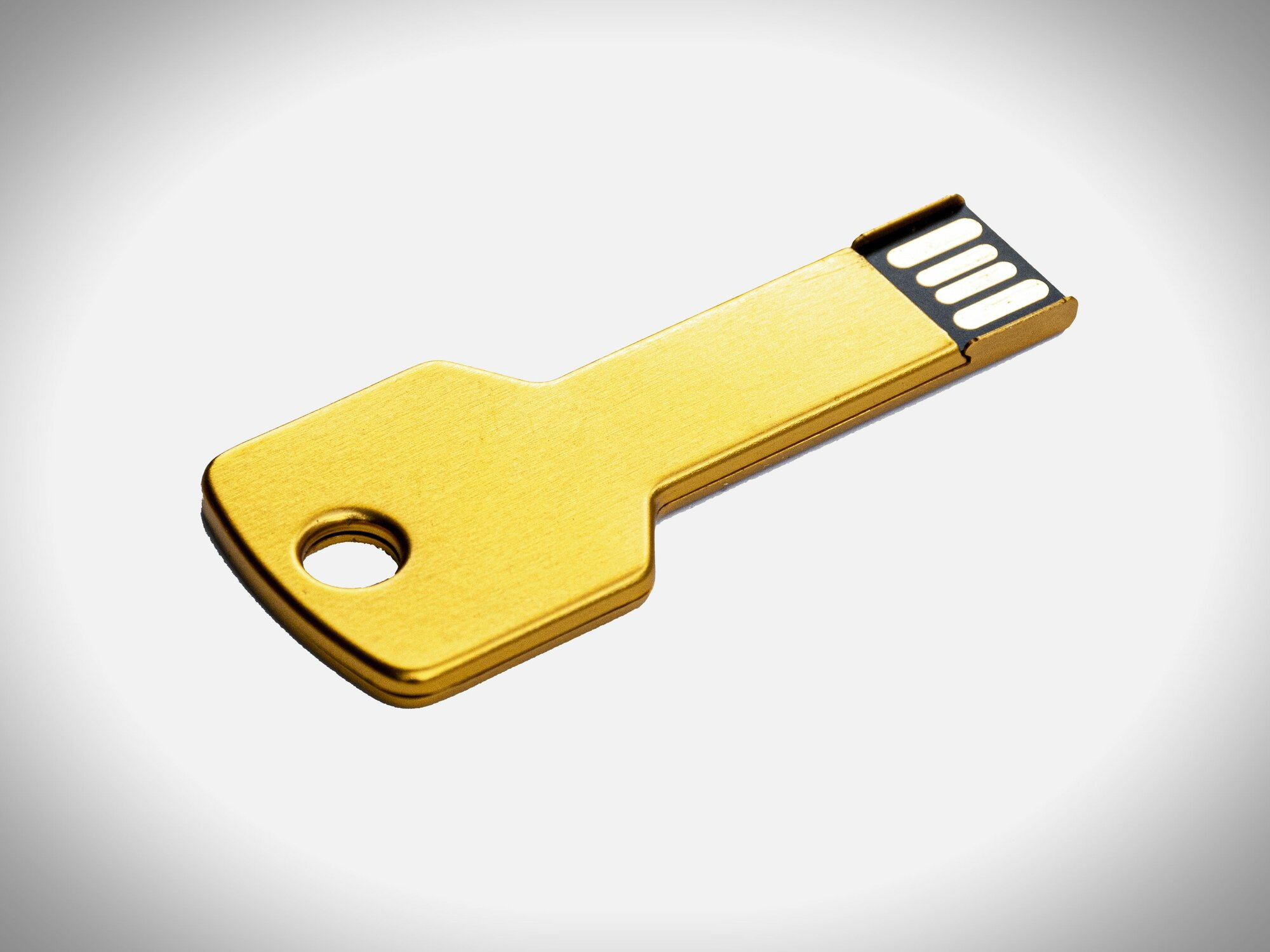 Grand-usb 32 ГБ USB-флеш-накопитель Ключ дверной, USB 2.0, до 15 мб/сек, Металл, золотой