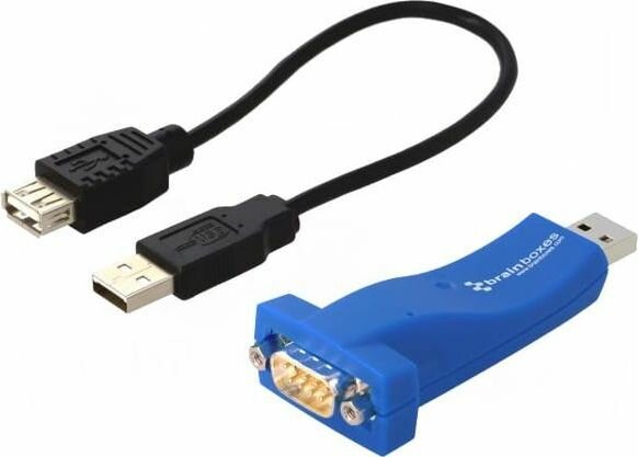 BRAINBOXES US-101 Промышленный модуль конвертер, RS232 / USB, 0-60 град. C, IP30, 1шт