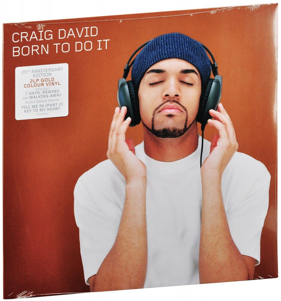 Виниловая пластинка Craig David. Born To Do It (2 LP, винил, золотой) (Картонный конверт)