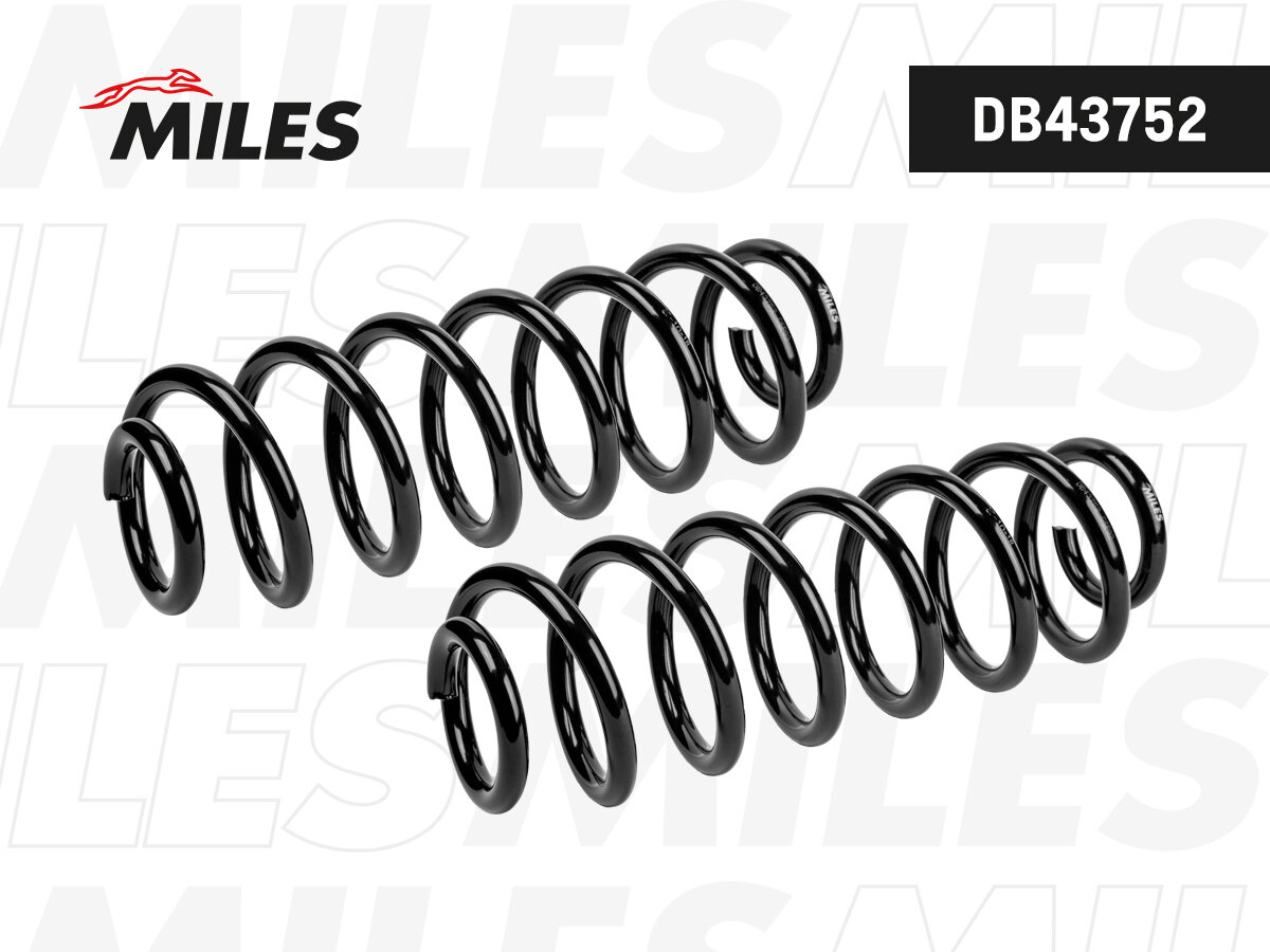 MILES Пружины задней подвески VW PASSAT B6 Variant (3C5) / VW PASSAT B7 (362). Комплект - 2 шт. DB43752