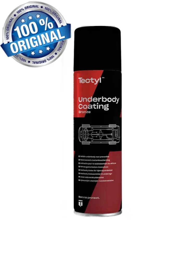 Антикоррозийное покрытие для днища TECTYL UNDERBODY COATING BRONZE 500ML аэрозоль