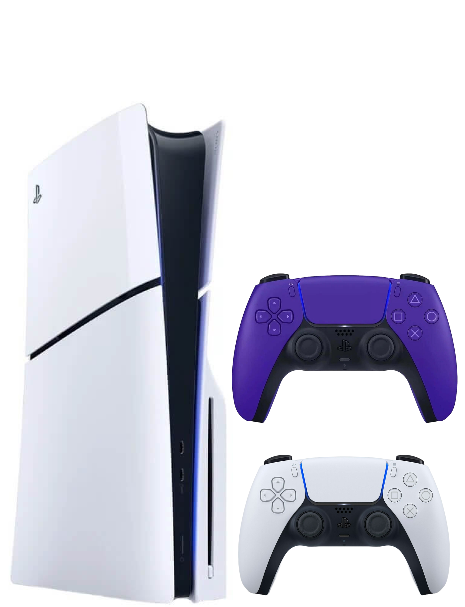 Игровая приставка Sony PS 5 Slim Disc ,1ТБ(с дисководом)+2-ой геймпад(Galactic Purple)