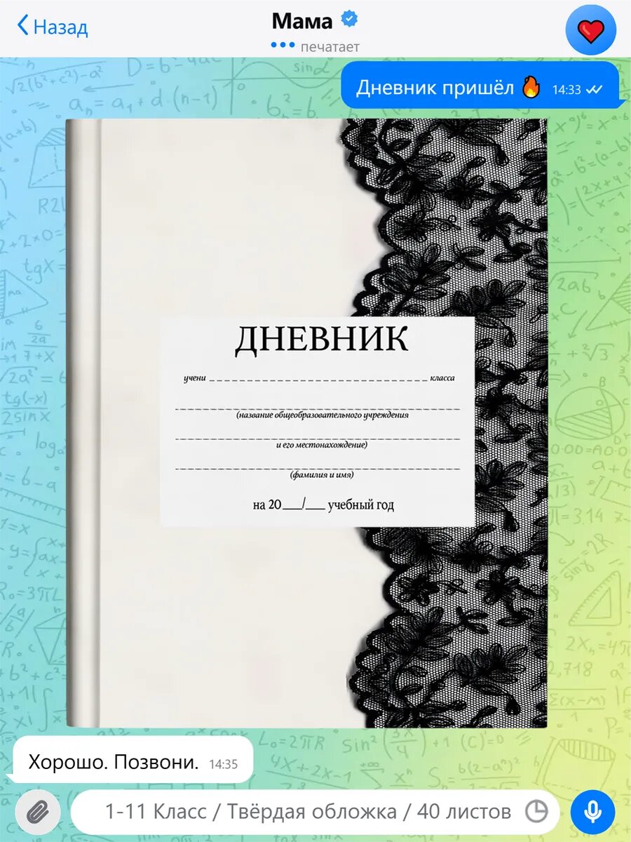 Школьный дневник с принтом y2k pinterest