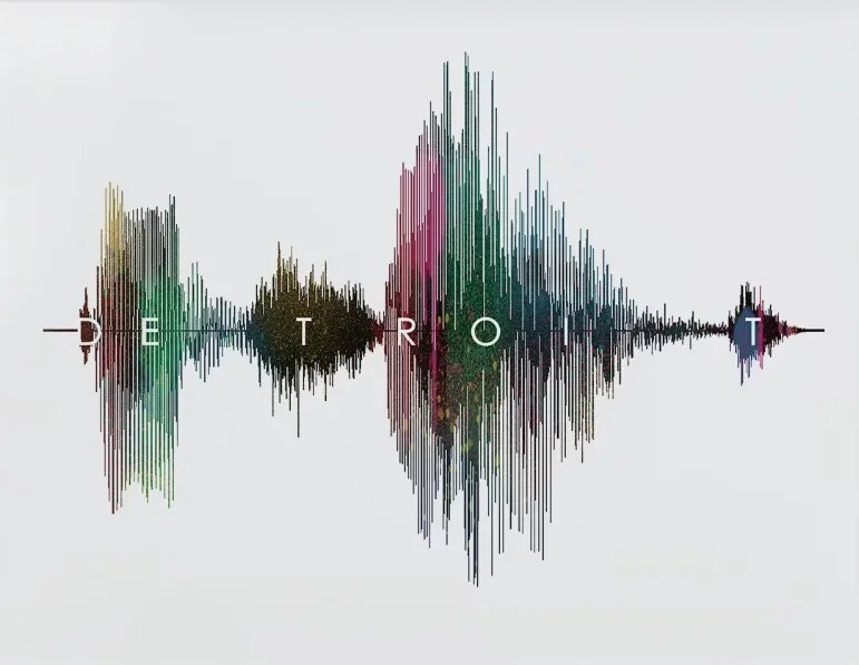 Постер «Детройт» на холсте, 20x30см, цвет P19, без рамки