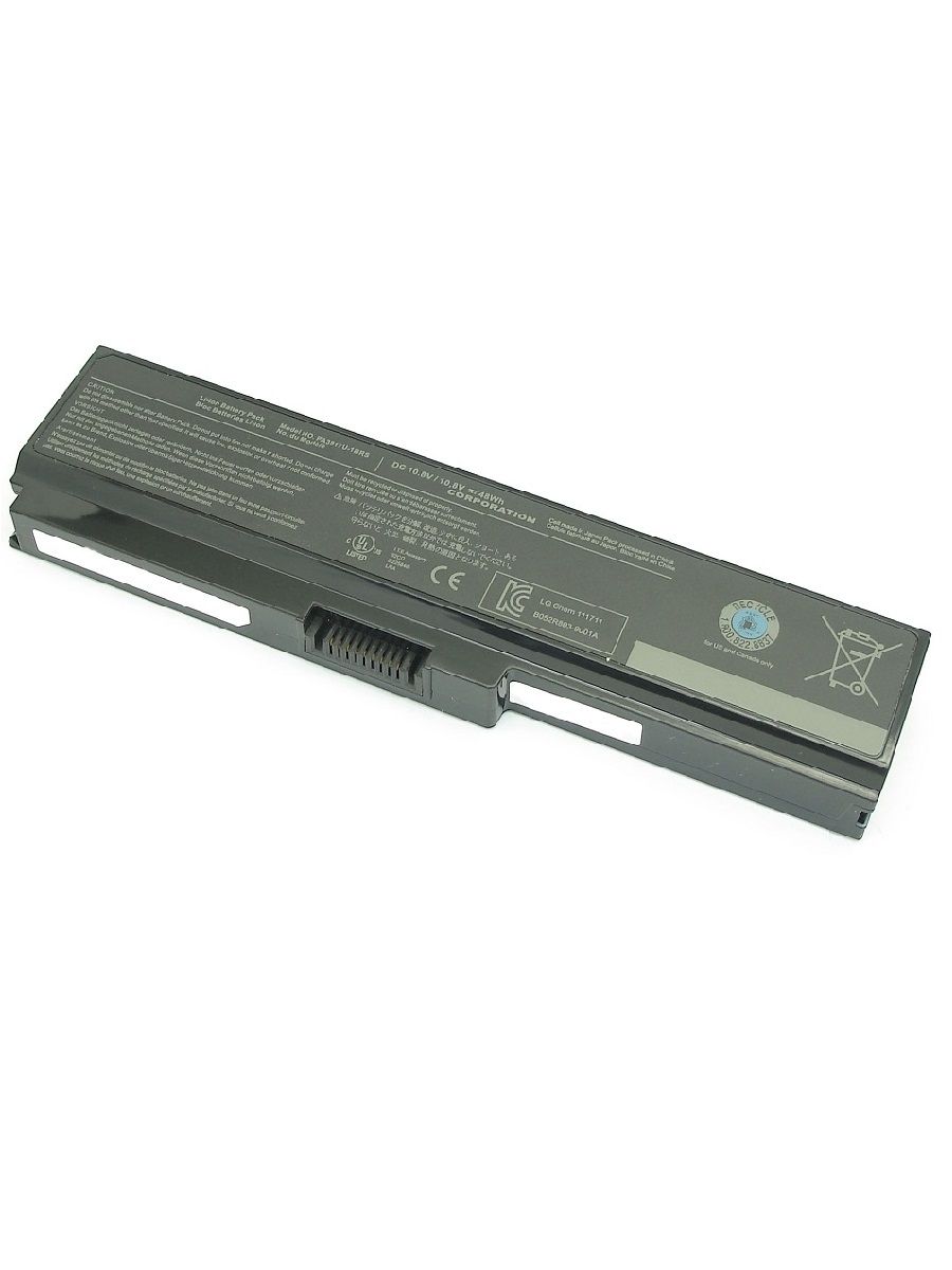 Аккумуляторная батарея для ноутбука Toshiba Satellite L750 (PA3634U-1BAS) 4400mAh черная
