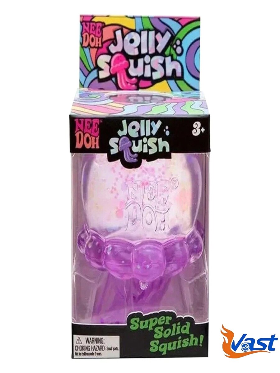 Антистресс-игрушка NeeDoh Jellyfish, желеобразная сквиши-фиджет, трендовая новинка