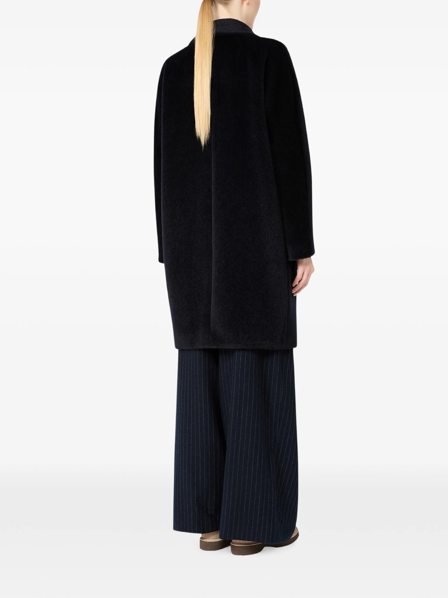 Пальто Max Mara Roseto, размер 40, синий — фото 1