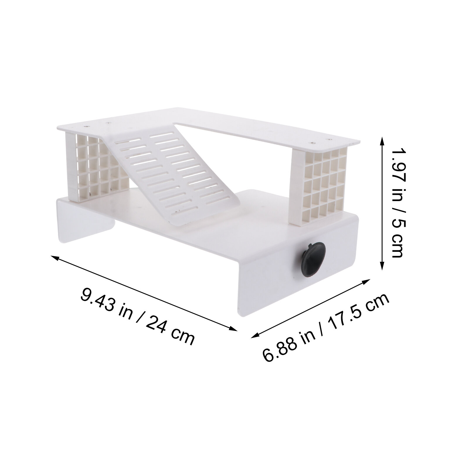 Платформа Для Черепах 1 Штук Белый Размер 24X17 5X5 Cm Идеально Для Отдыха И Солнечных Ванн ДлЯ Аквариумных Животных