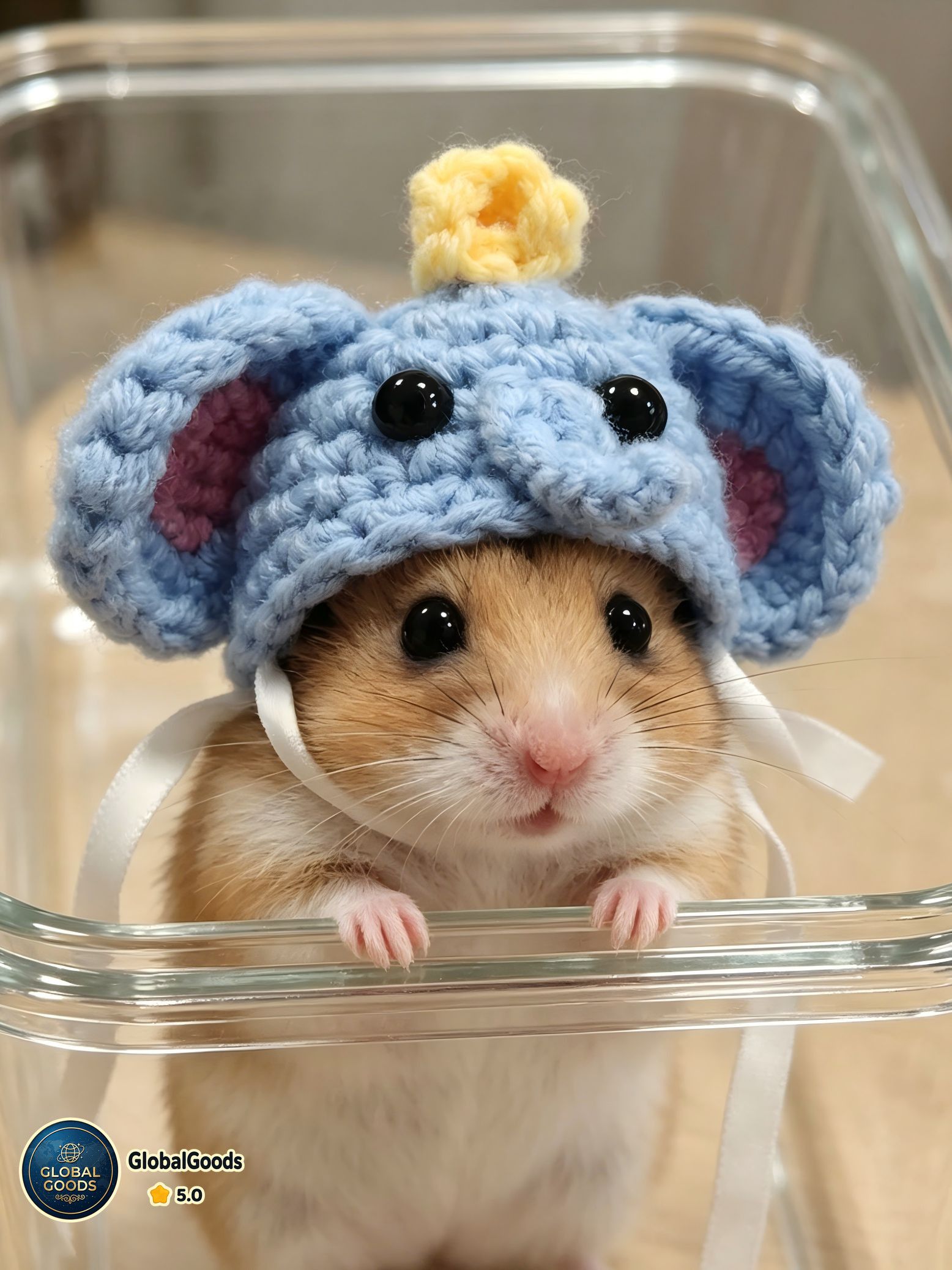 Шапочка для хомяка Дамбо