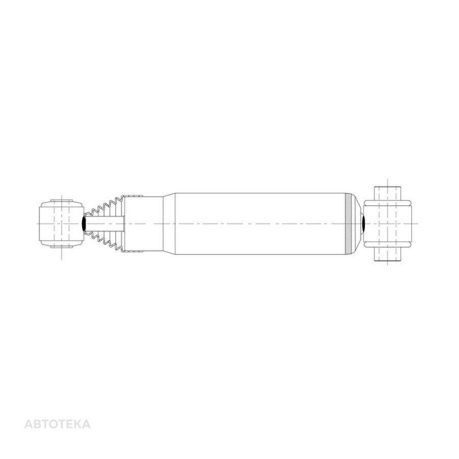 Амортизатор PEUGEOT 6 09 - газ. CTR GY2408G