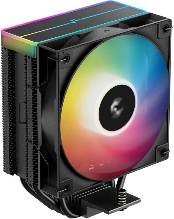 Устройство охлаждения (кулер) DeepCool AG400 Bk V2, 4-pin, ARGB, 120мм, черный, retail