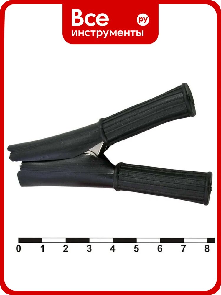 Зажим-крокодил Pro Legend изолированный, 17.9 мм, 30 А, черный PL2856