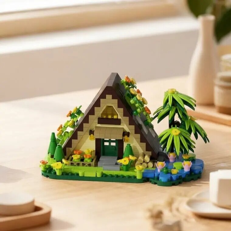 Мини-конструктор «Лесная хижина» из 479 деталей 479PCS no BOX