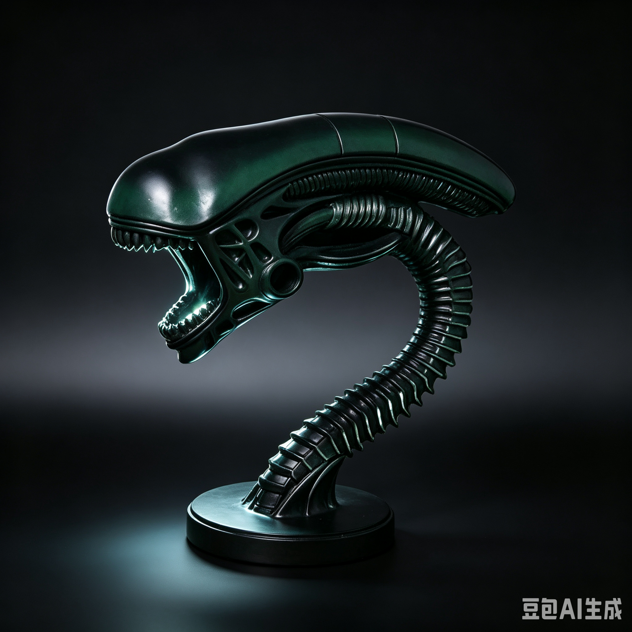 Настольная лампа смола голова монстра 3D скульптура светодиодная ночник для геймера