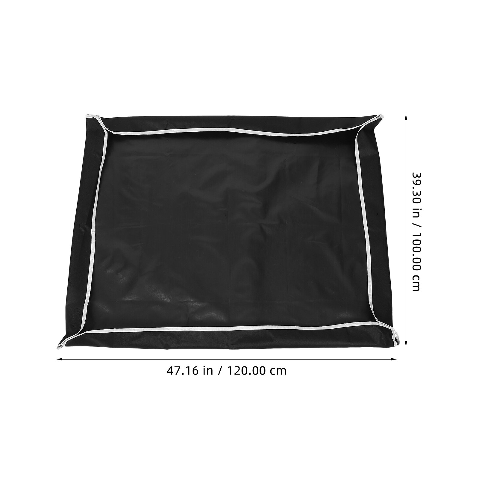 Черный Защитный Коврик В Багажник Авто Универсальный Размер 120.00X100.00X0.30CM