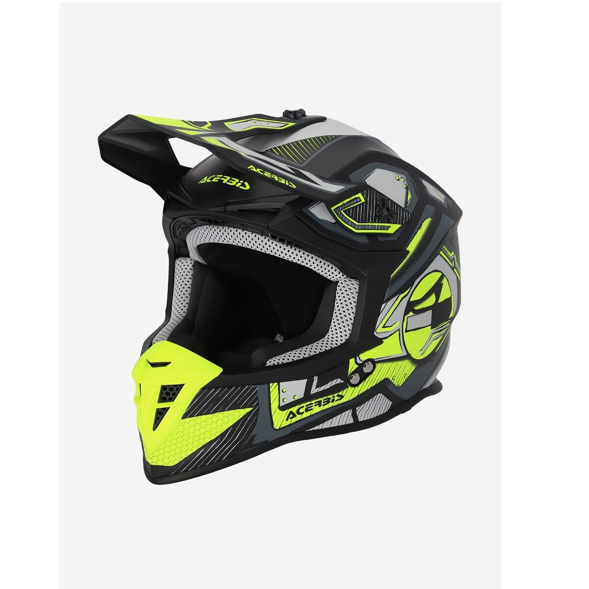 Мотошлем Acerbis LINEAR-2206 Black-yellow. L. Черный-желтый