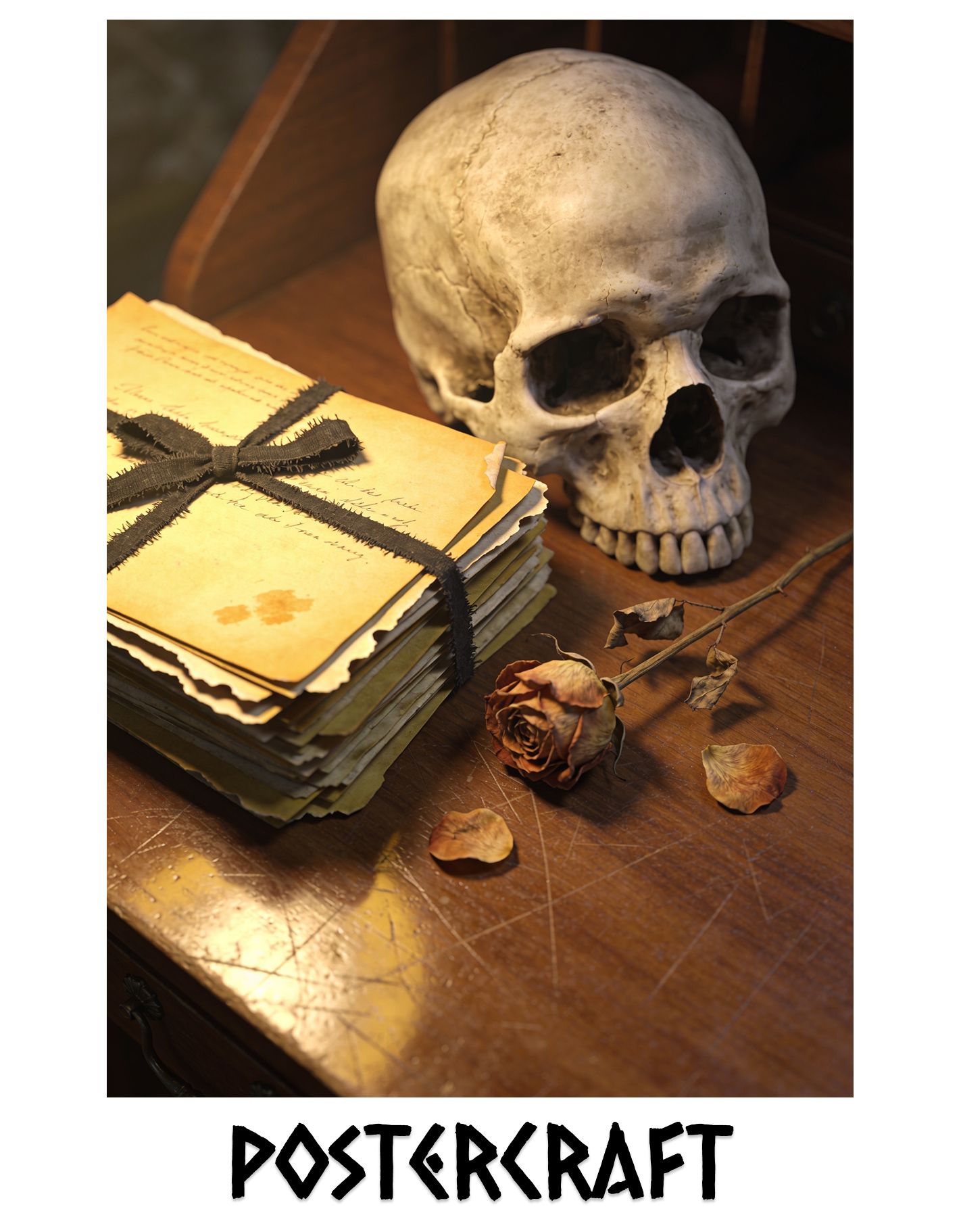 Постер "Memento Mori / Vanitas" (Dark Academia), А3, глянцевый, 42х29.7см