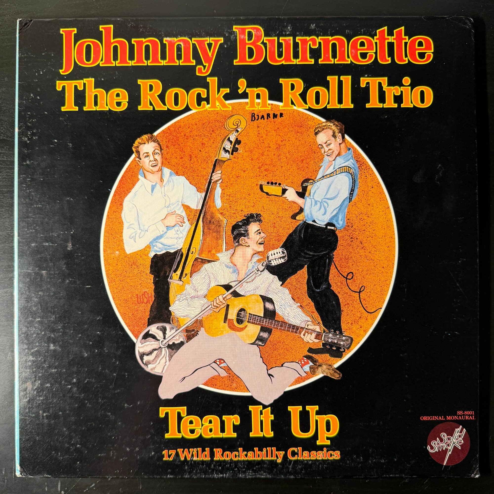 Виниловая пластинка Johnny Burnette / The Rock 'N Roll Trio Tear It Up (США 1978г.)