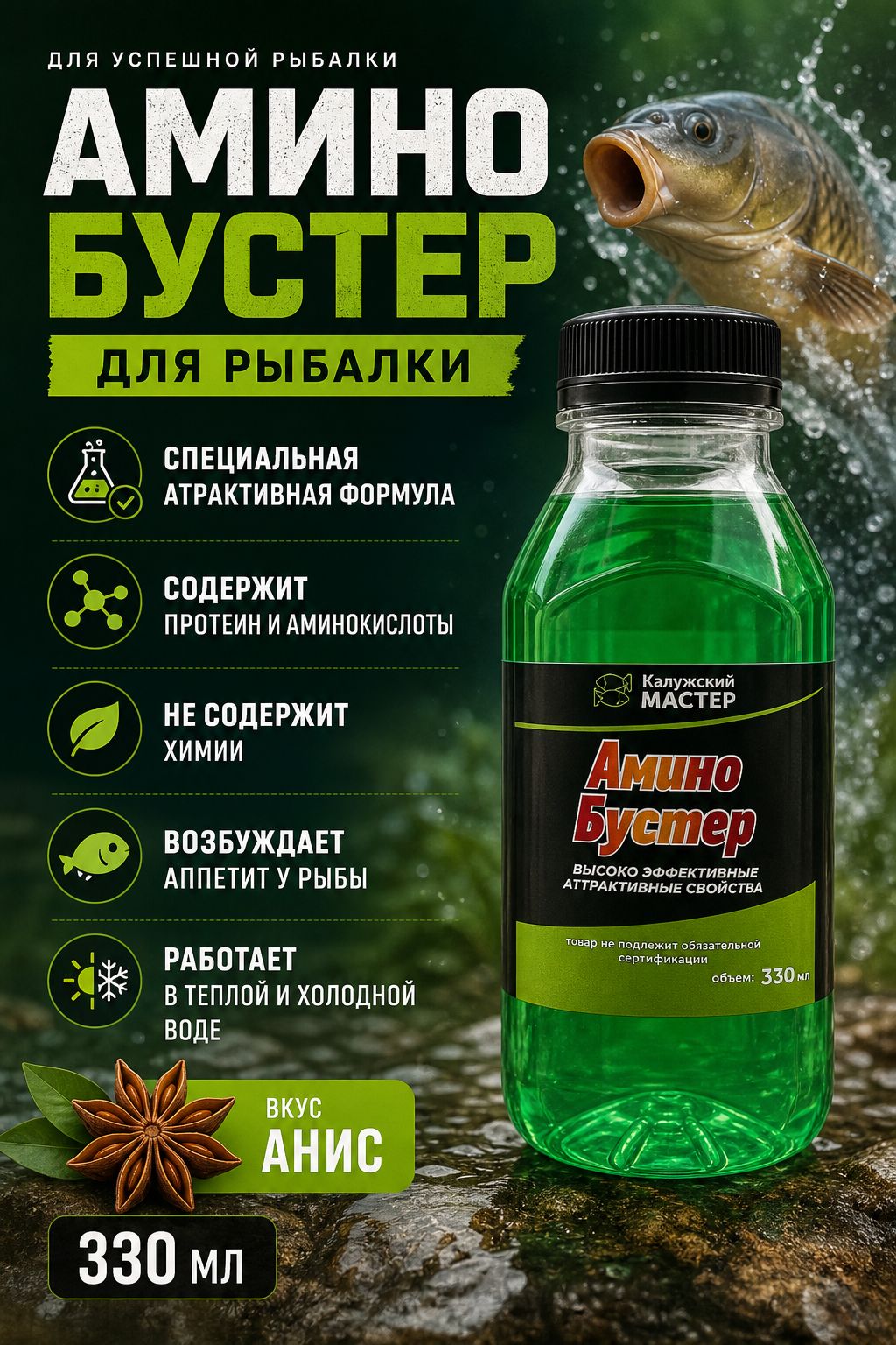 Амино бустер (арома для рыбалки) анис