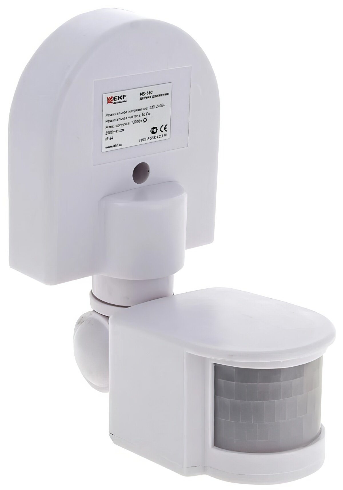 Датчик движения EKF PROxima MS-16C IP44 230 В 180 градусов до 12 м (dd-ms-16C)