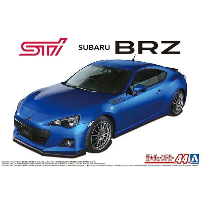 Сборные автомобилей модели Aoshima-05946 1/24 Subaru BRZ STI ZC6 2012 car model kit