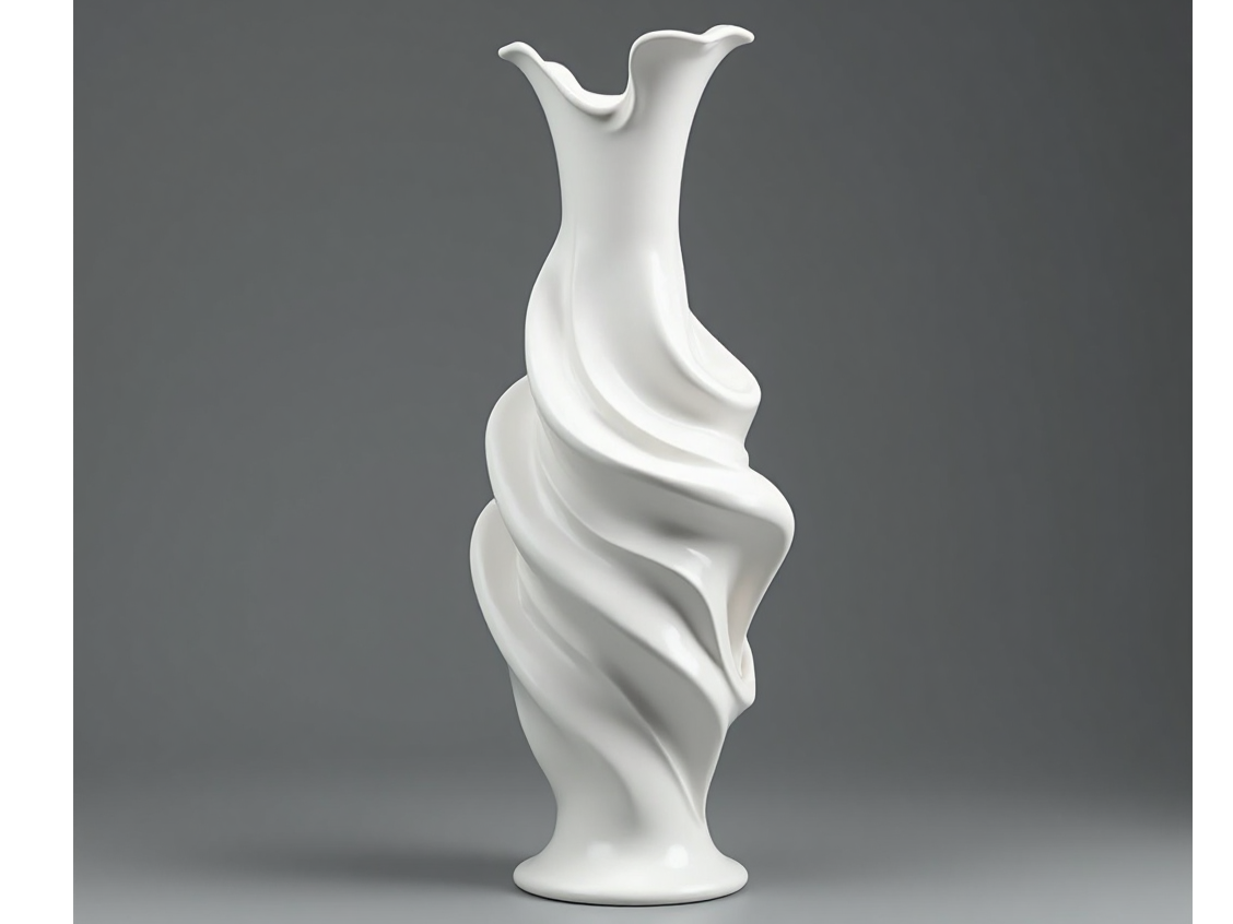 Ваза декоративная дизайнерская, 3D-печать, 3DOPRU арт. VASE-MW-1467545