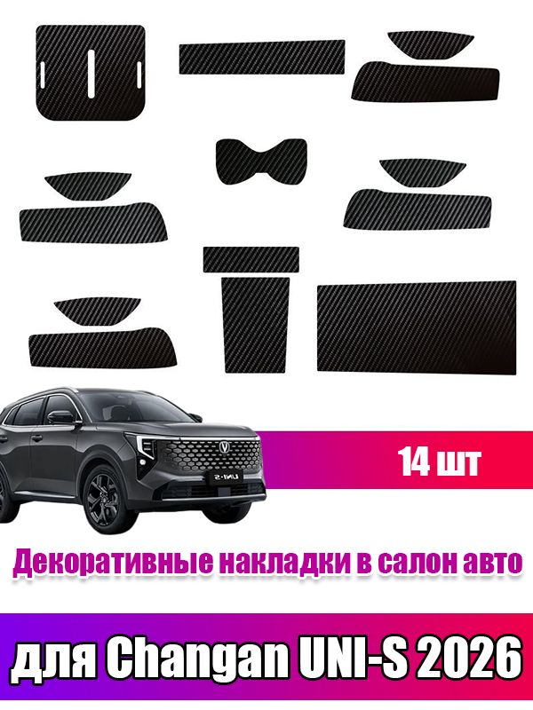 Changan UNI-S 2026 Декоративные накладки в салон авто, Changan UNI-S 2026 аксессуары, для чанган uni s 2026