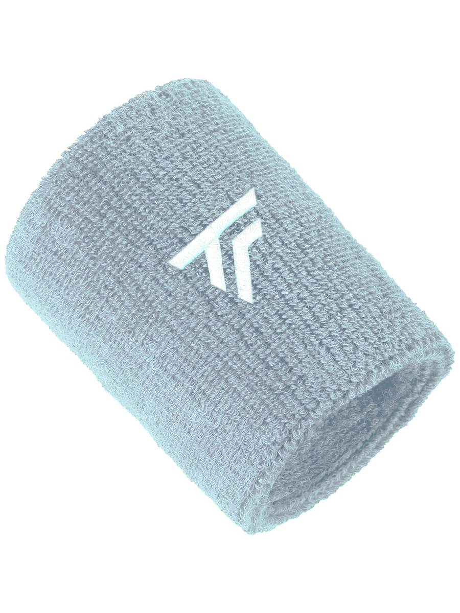 Напульсник спортивный Tecnifibre Wristband XL x1 штука, цвет: Cyan