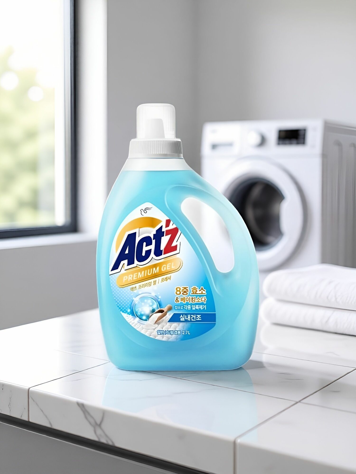 Концентрированный гель для стирки "Act'z Primium Gel Fresh" 2,7 л