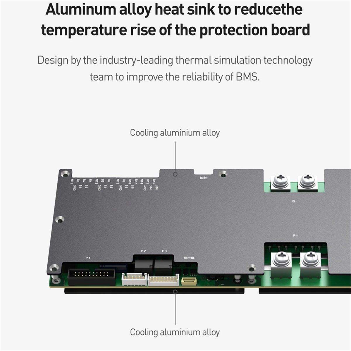 Для JK-PB2A16S15P LiFePo4 Li-Ion LTO Аккумулятор 24 В 48 8S/16S 150A