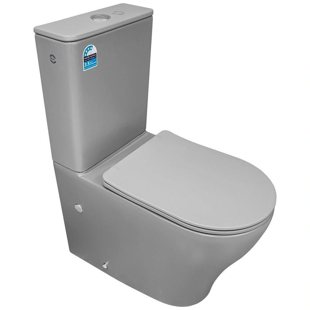 Унитаз Bloomix Barron 3.0 Grey AD3091MGT/UF1 Ceramic+ безободковый торнадо