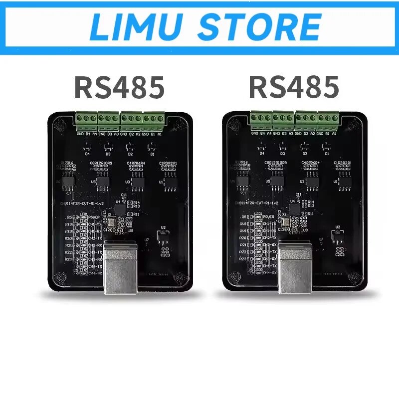 1 шт./лот! Новый оригинальный модуль USB2.0 на 4-канальный порт RS485 CH9114, высокоскоростной чип, поддержка 15 Мбит/с
