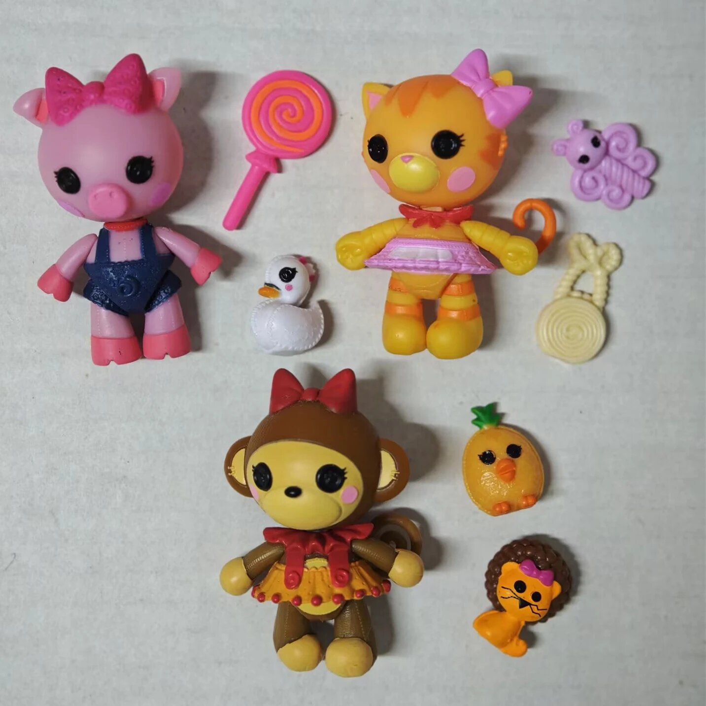 Мини-куклы Lalaloopsy Pet Pals набор из 9 фигурок