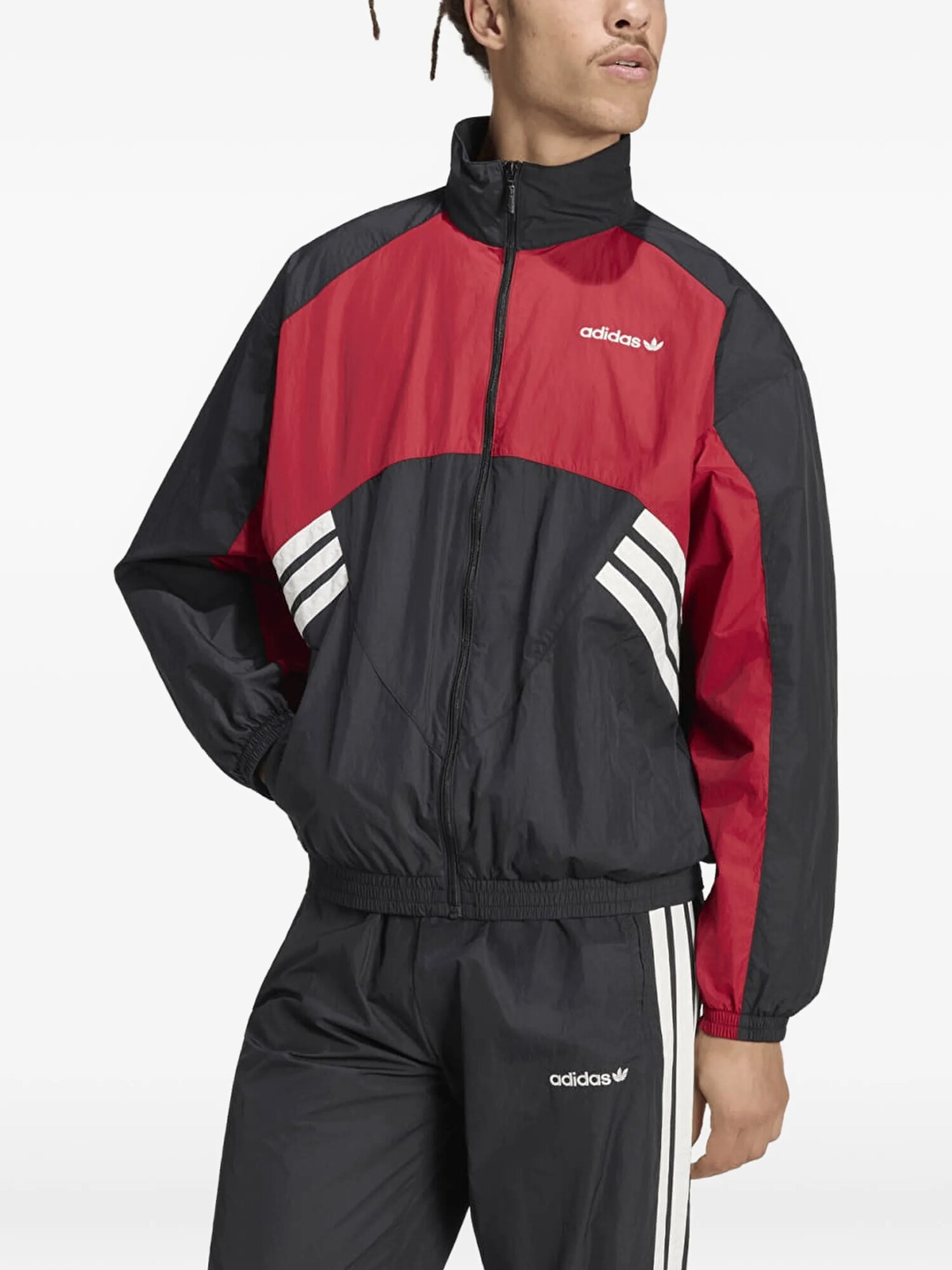 Куртка adidas Munich 93 track jacket, размер 48 GER, черный — фото 1