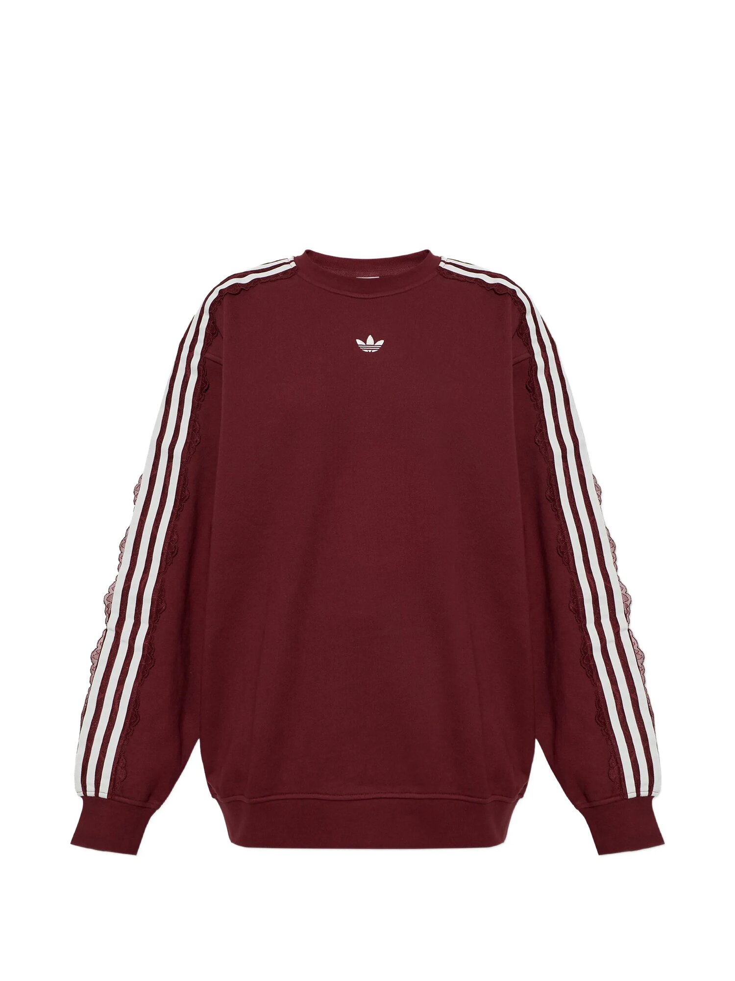 Толстовка Lace 3-stripes crew sweatshirt