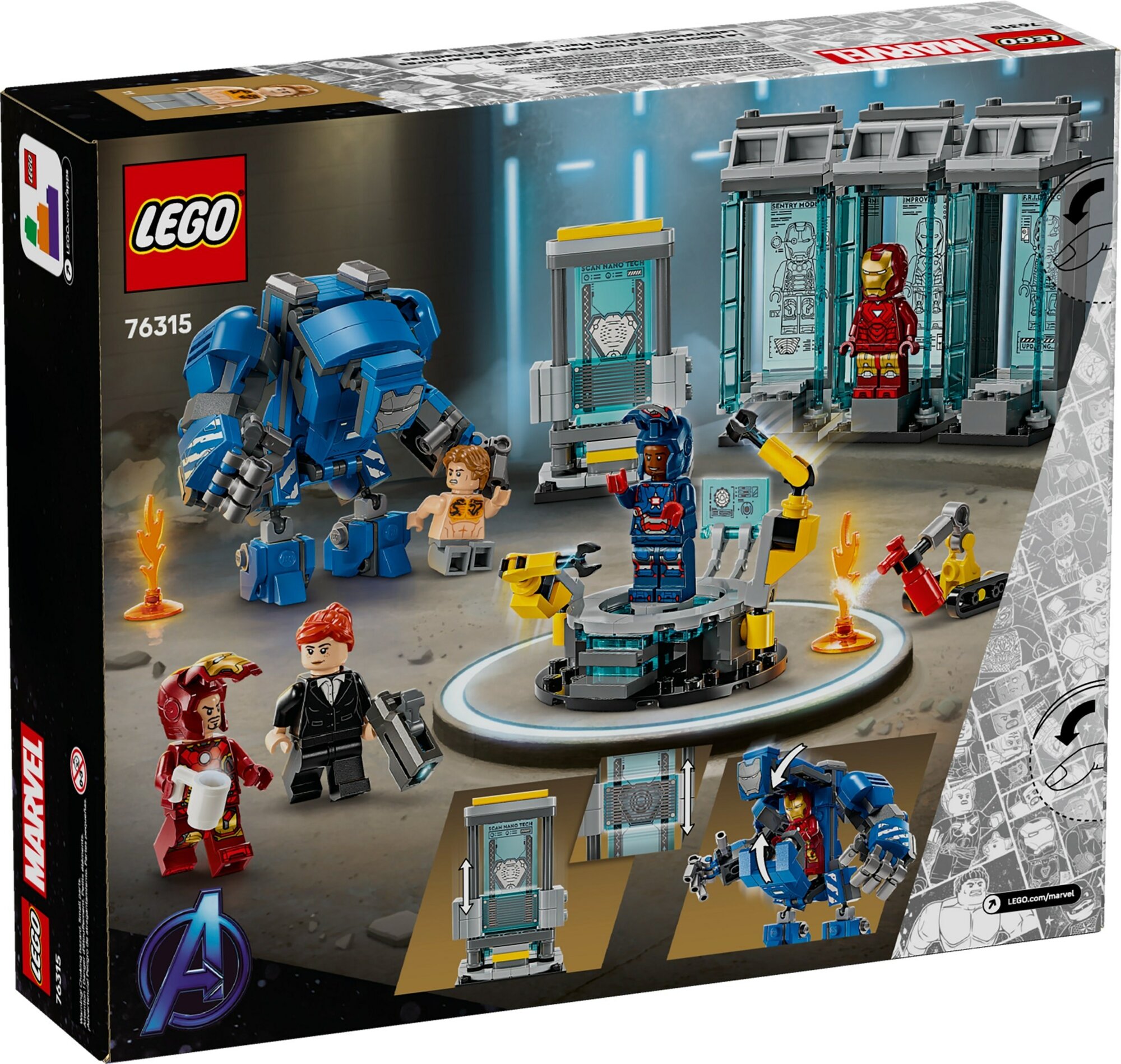 Конструктор Marvel Super Heroes 76315 384 дет.