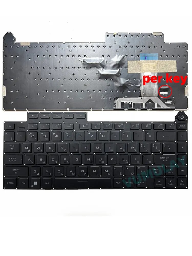 Клавиатура для ASUS ROG Strix G16 G614JV G614JZ G614JZR G614JU, G634 G634JZ G634JY с RGB подсветкой per key