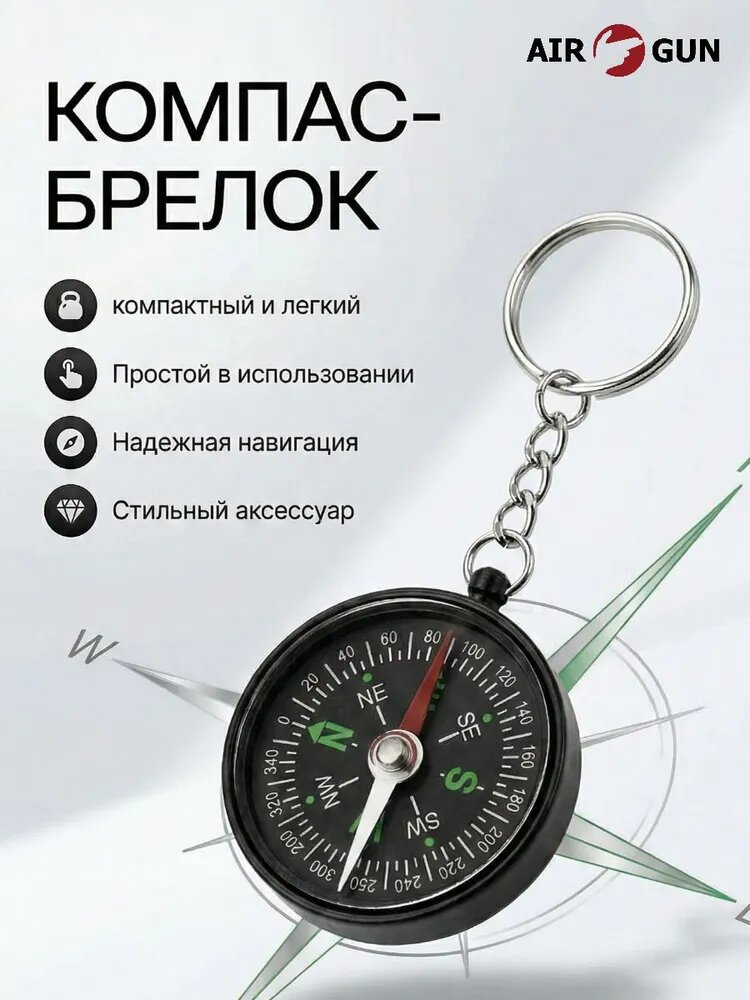 Брелок для ключей компас