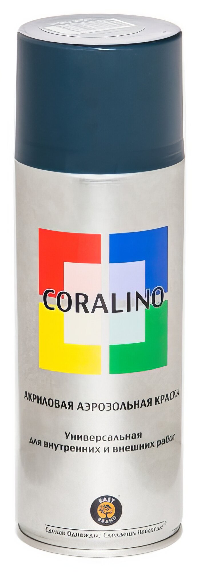 Краска аэрозольная CORALINO RAL 6005 зеленый мох 520мл