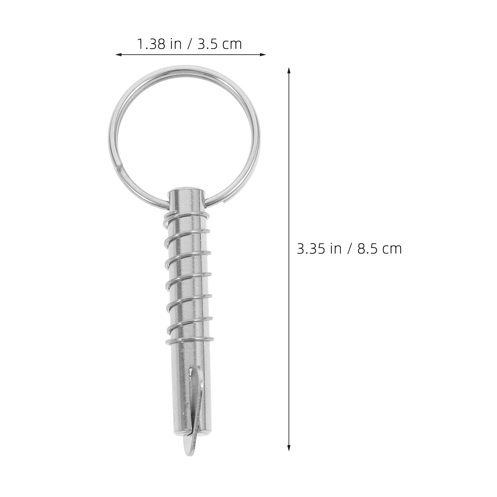 Штифт из нержавеющей стали для быстрой фиксации, размер 8,50x3,50x1,50 см