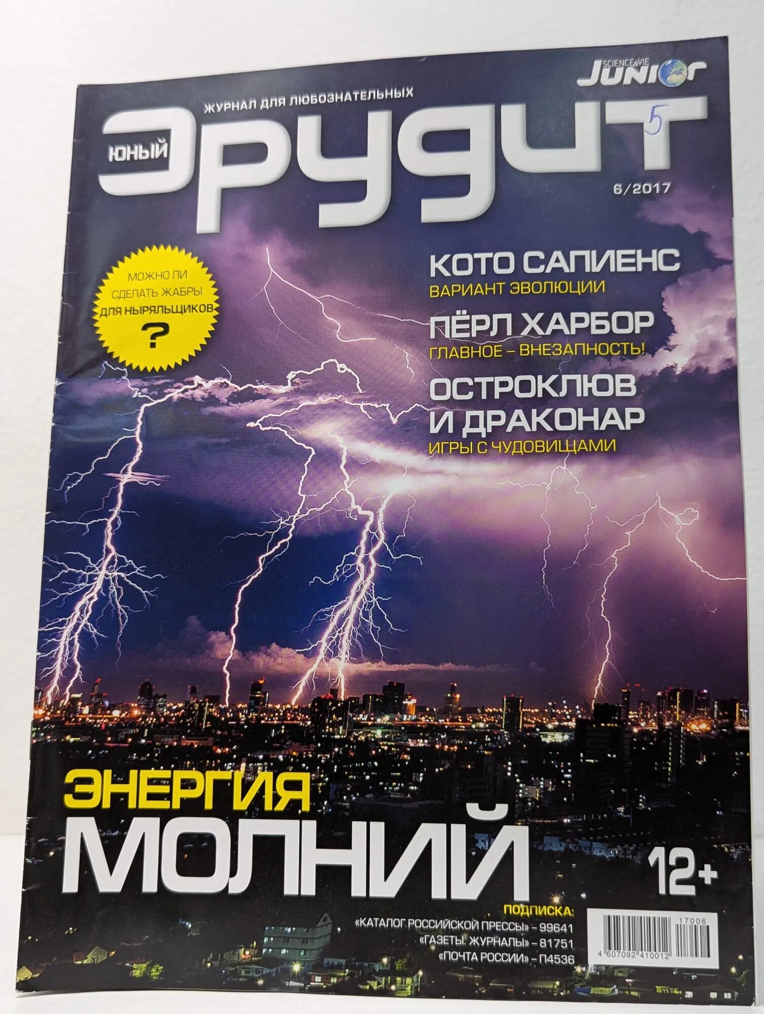 Юный Эрудит. Выпуск № 6/2017 Радлов Василий Александрович 2017