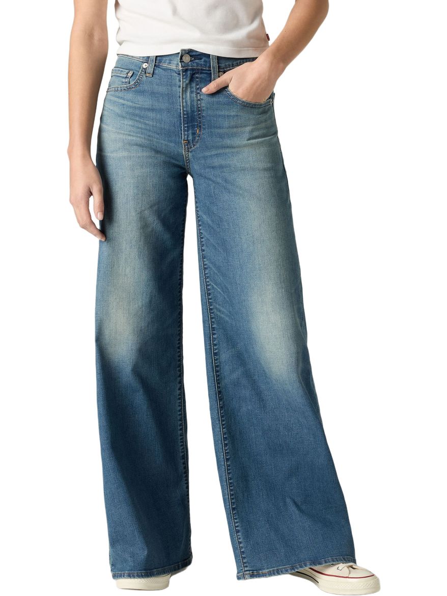 Джинсы широкие Women 728 High Rise Wide Leg Jeans 