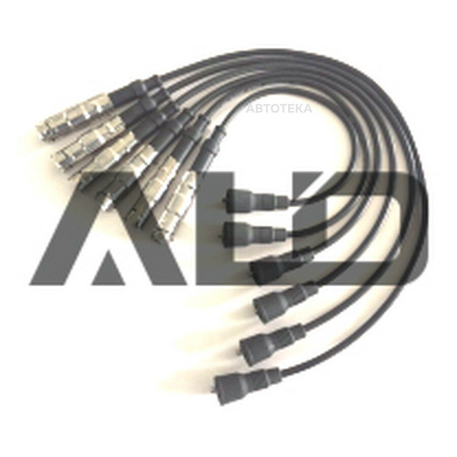 Провод зажигания (черный силикон) audi 80/100/a6 2.6-2.8 91-97 ALD A09042