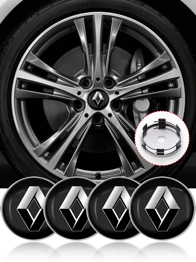 4 шт Рено (Renault) автомобильных колпачков для ступиц диаметром 60 мм